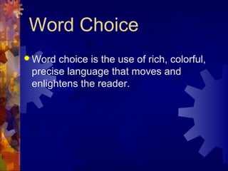 Six traits to good writing | PPT