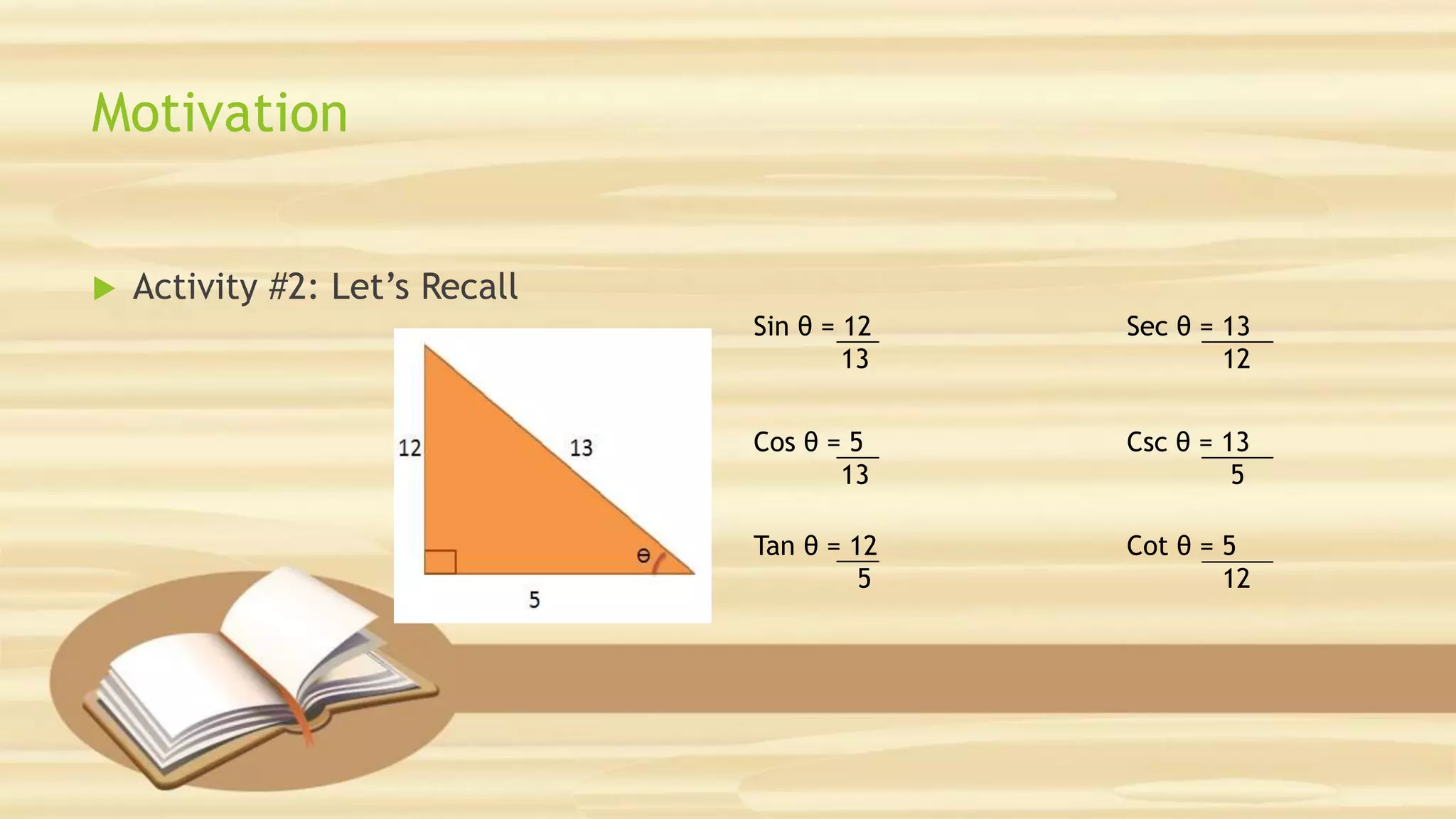 Six Trigonometric Functions Math 9 4th Quarter Week 1.pptx