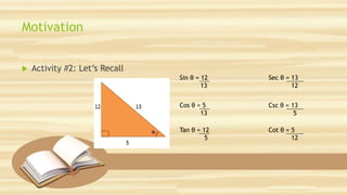 Six Trigonometric Functions Math 9 4th Quarter Week 1.pptx