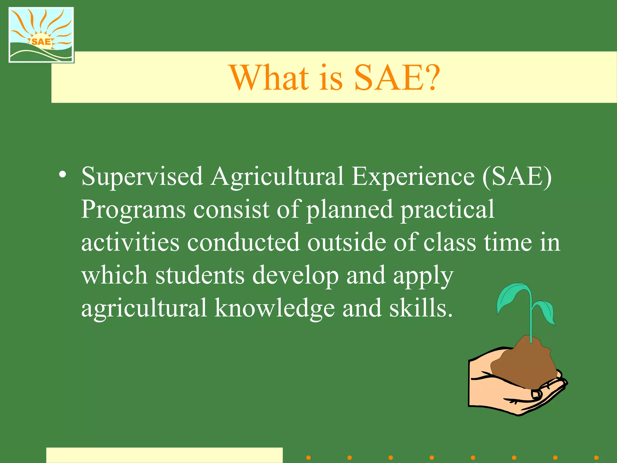 Six types of SAE's | PPT