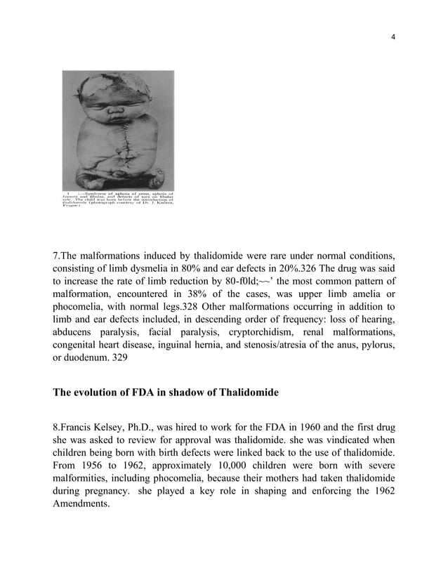 Sixty Years on the Thalidomide | PDF