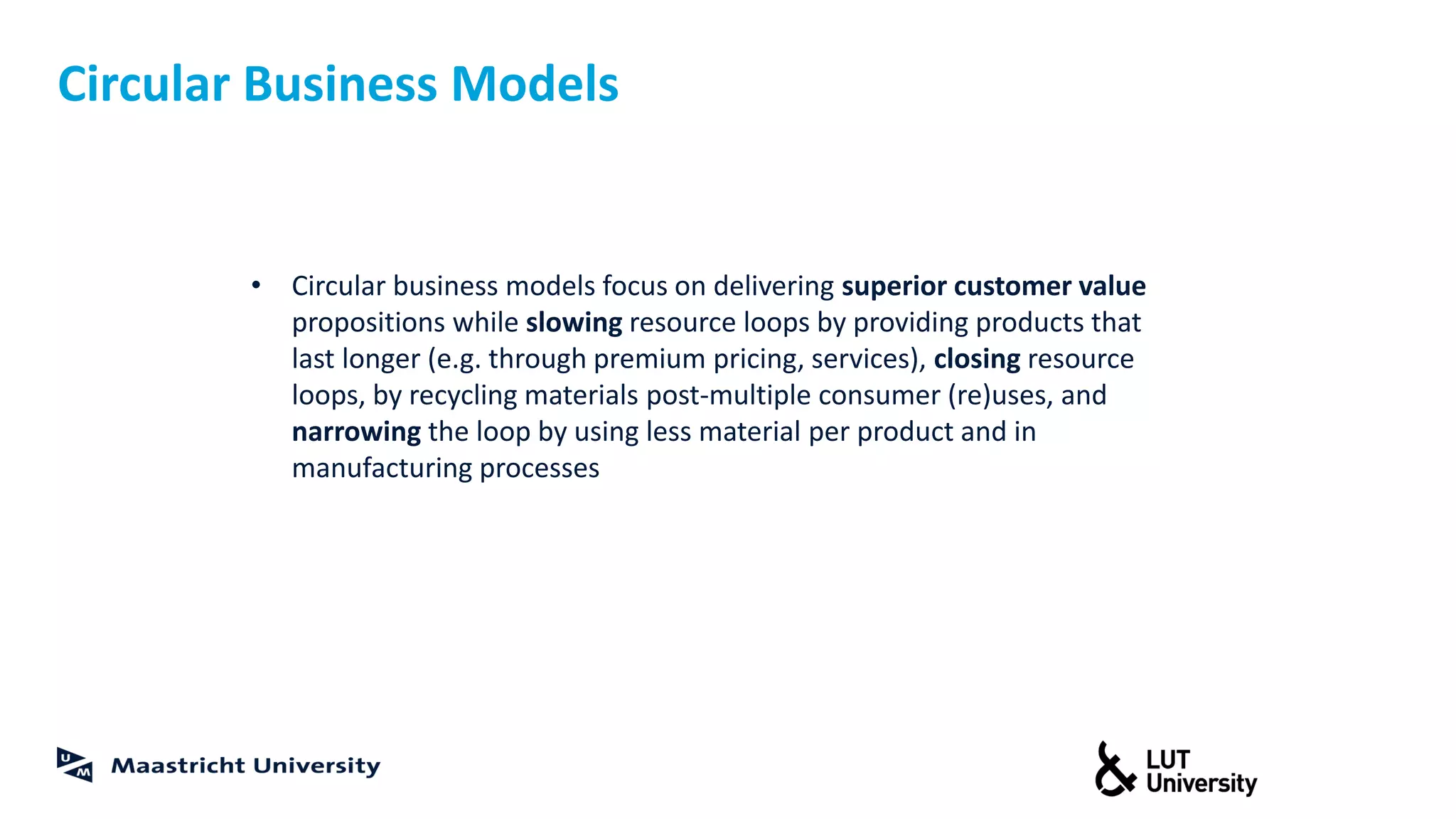 Six ways to build circular business models | PDF