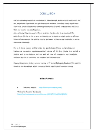 SIX WEEKS SUMMER TRAINING REPORT.pptx