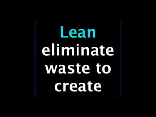 Six word lean dictionary | KEY