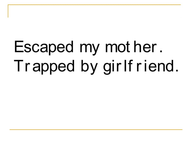 Six word memoir | PPT