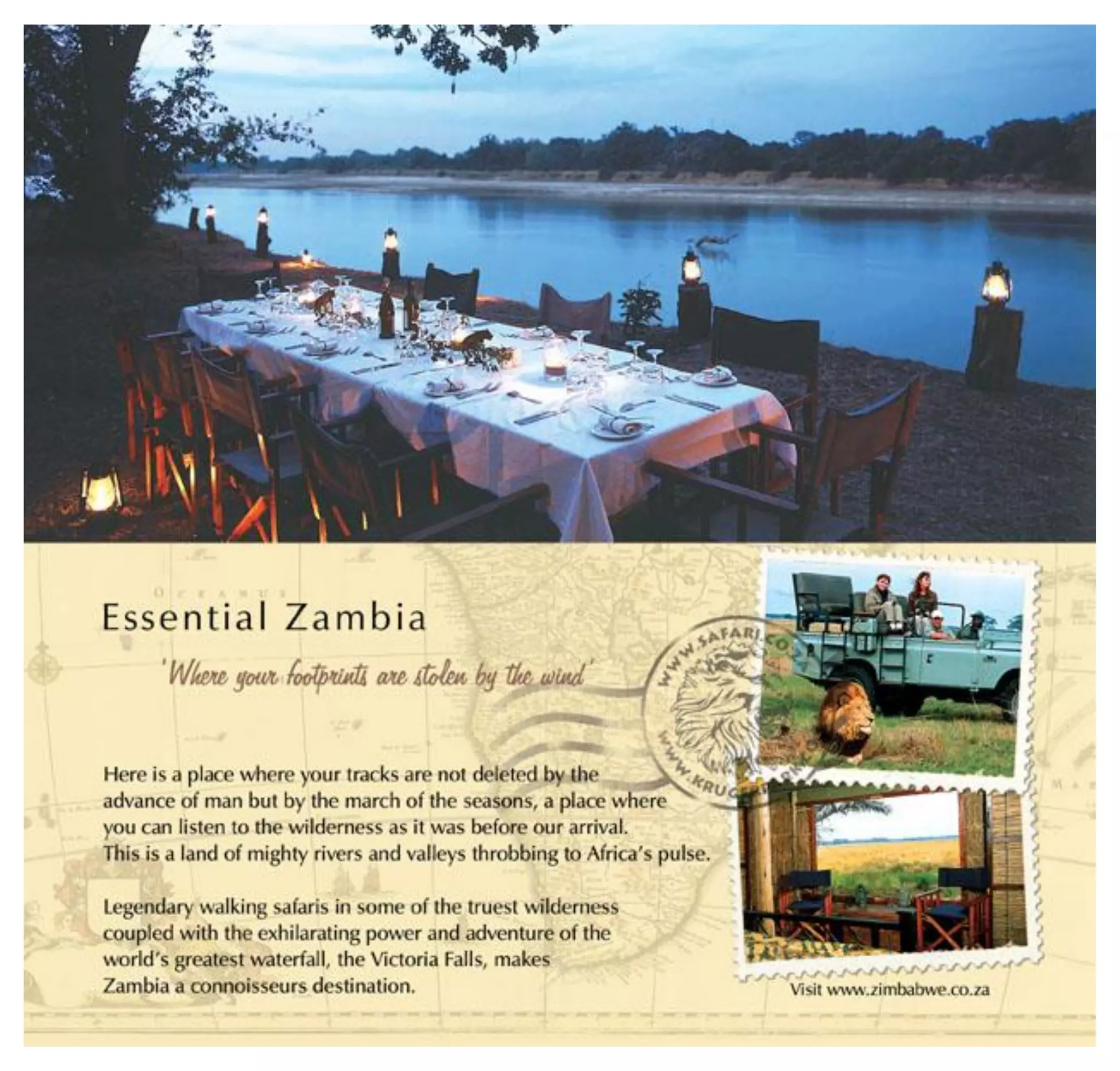 Print Brochure Design. Classic Safari Destination Brochure | PDF