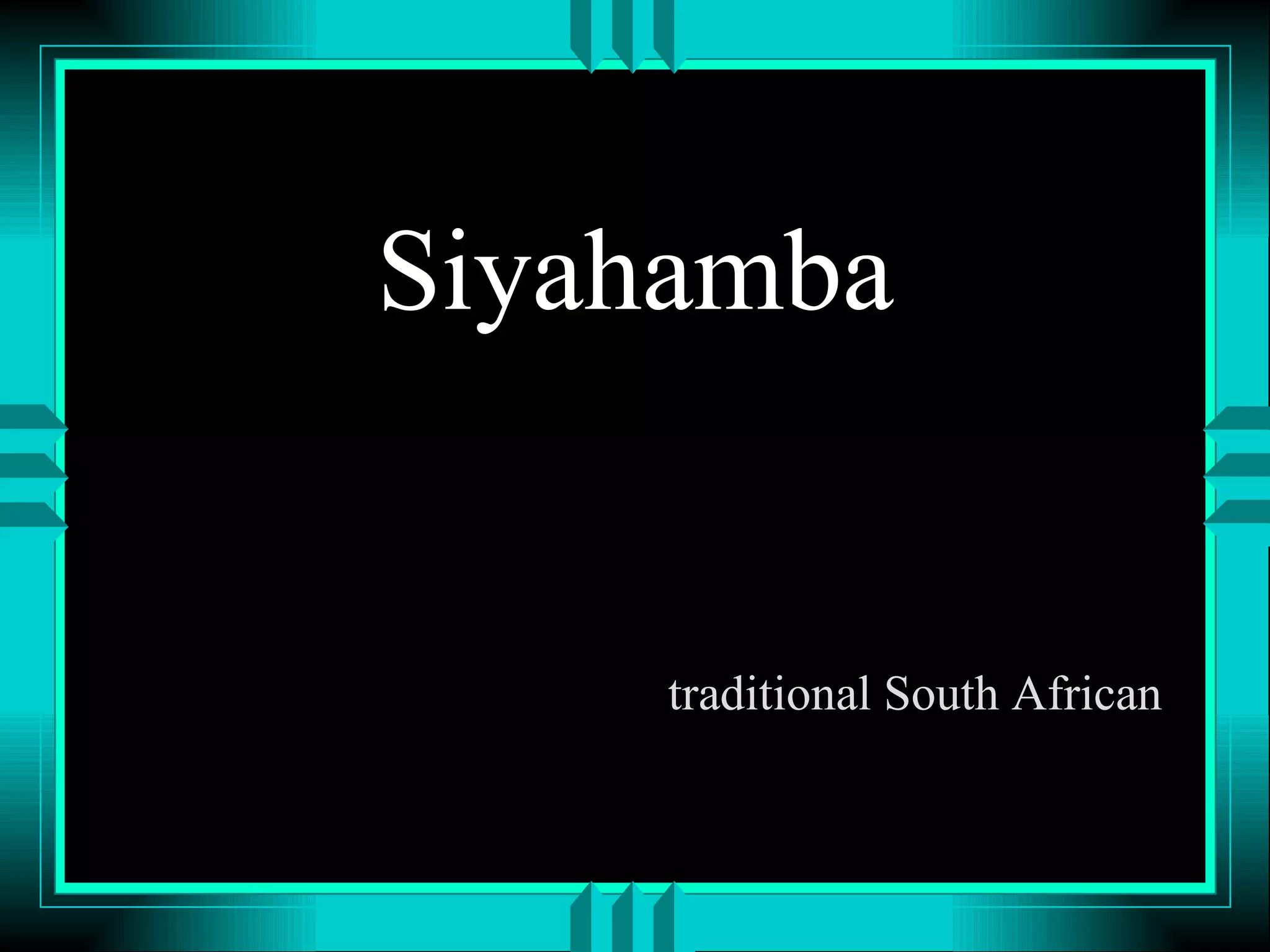 Siyahamba | PPS