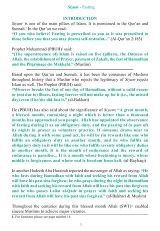 Siyam, the Muslim Fasting | PDF | Islam | Religion & Spirituality