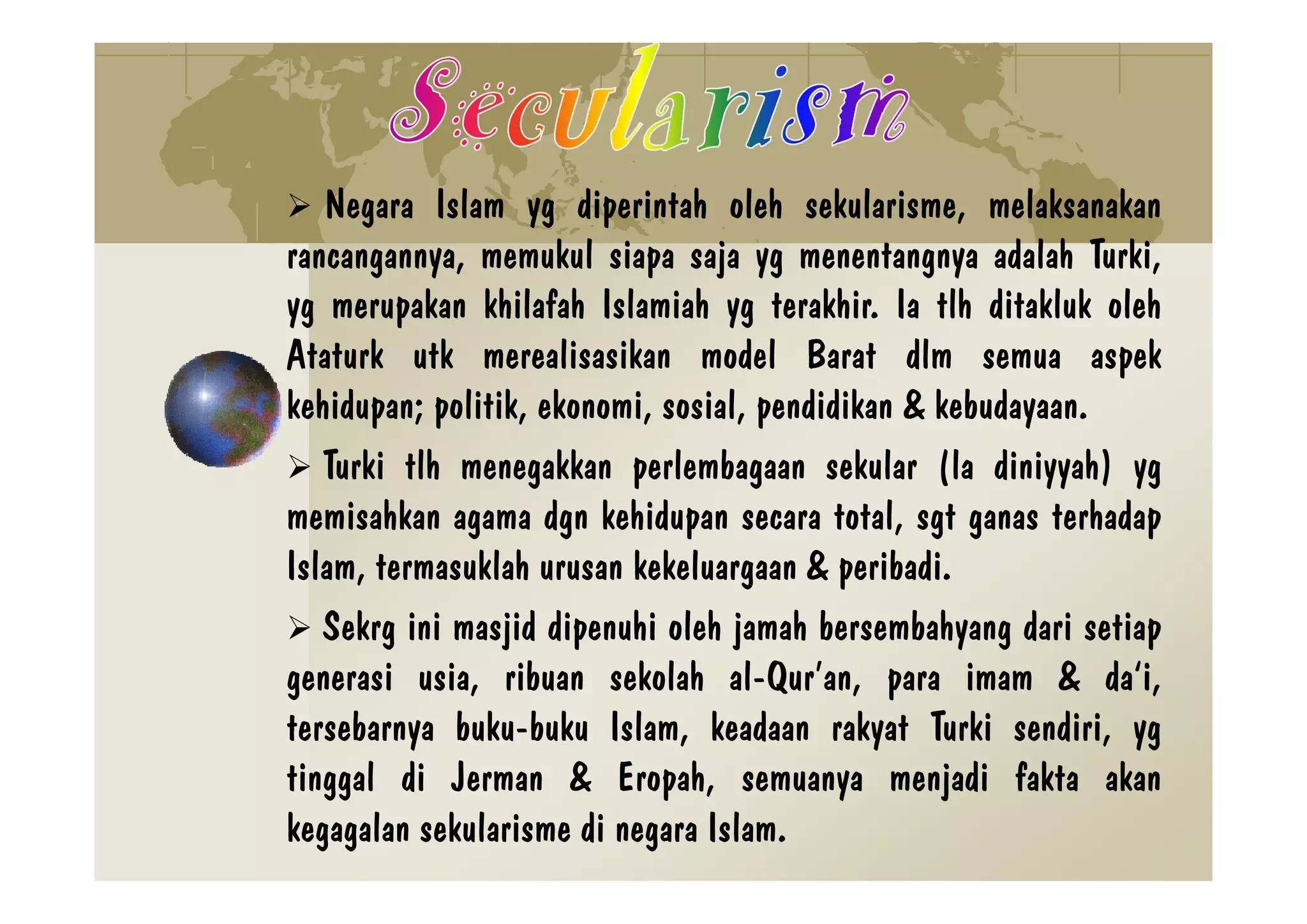 Siyasah Syariyyah Vs Sekularisme | PPT