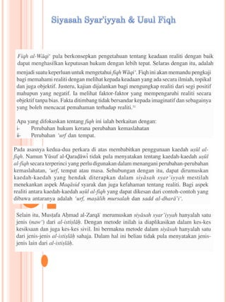 Siyasah & Usul Fiqh | PDF