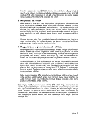 Siyb trainers guide | PDF