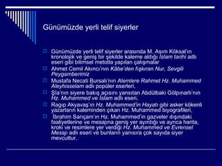 Siyer ve Siyer Yazıcılığı | PPT