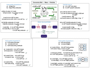 IB Chemistry on Mole Concept | PDF