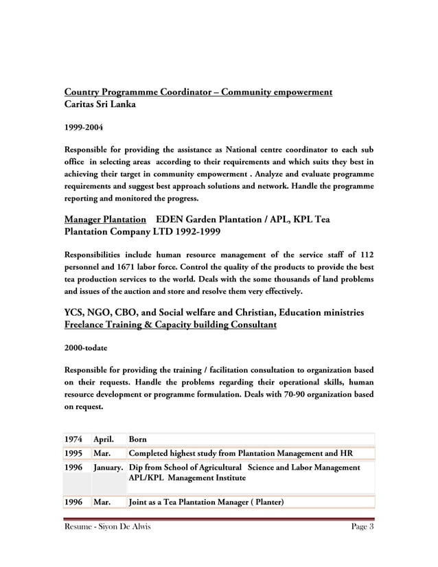 Siyon de alwis.profile final | PDF