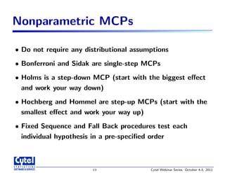 Si z slides-multiple comparisons procedures (east) 41pg | PPT