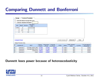 Si z slides-multiple comparisons procedures (east) 41pg | PPT
