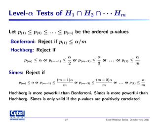 Si z slides-multiple comparisons procedures (east) 41pg | PPT