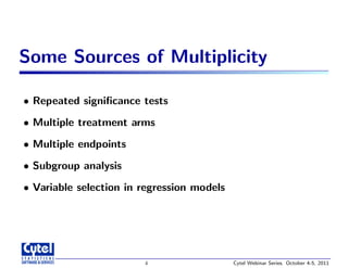 Si z slides-multiple comparisons procedures (east) 41pg | PPT