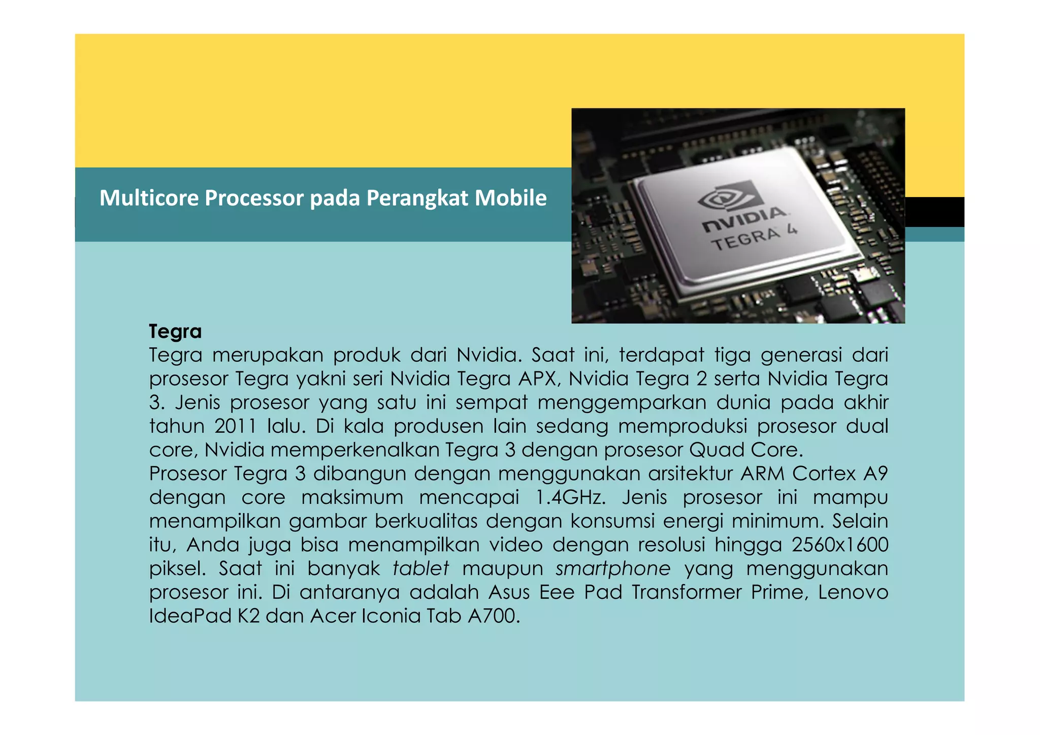 Presentasi Multicore Prosessor | PDF