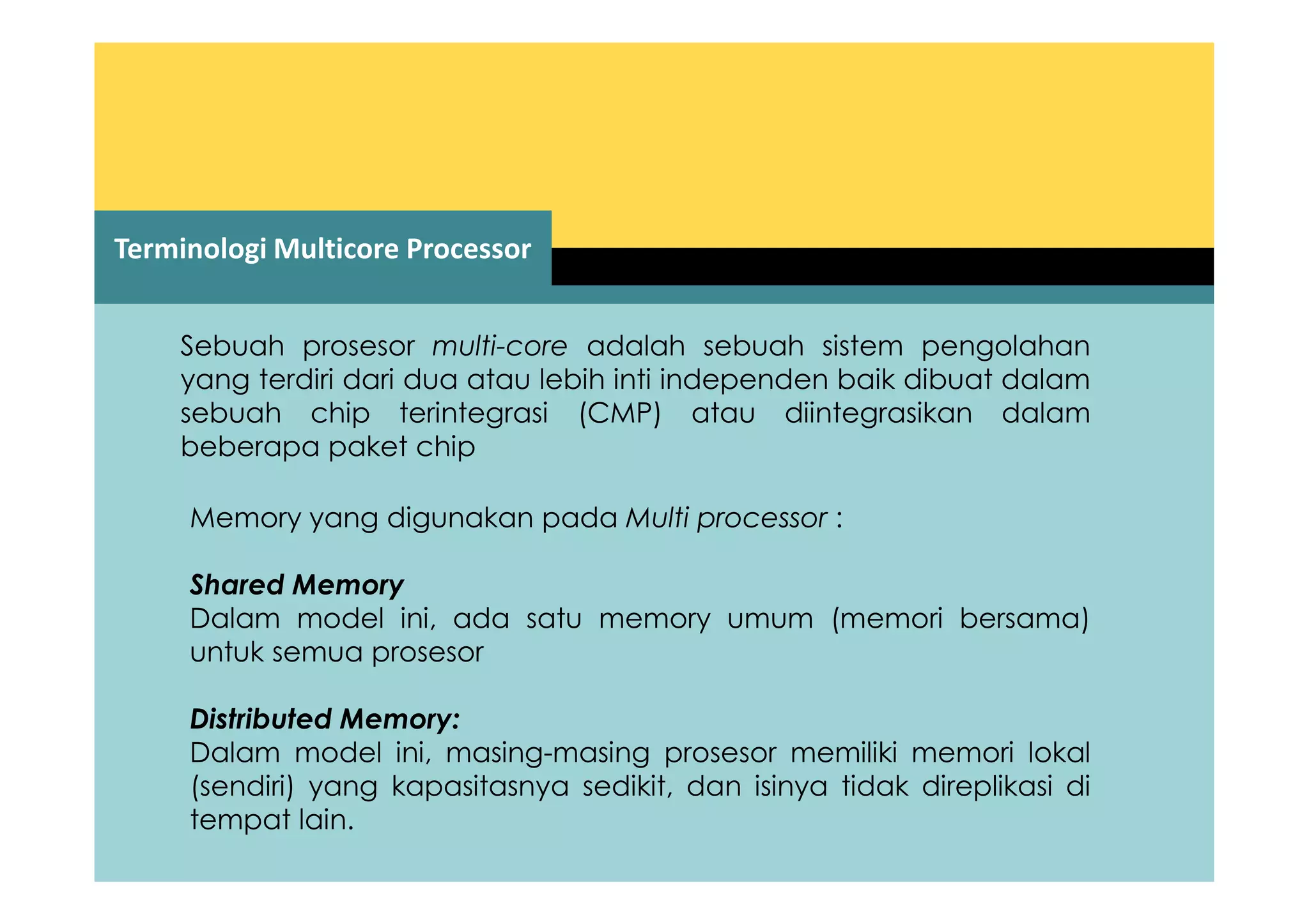 Presentasi Multicore Prosessor | PDF