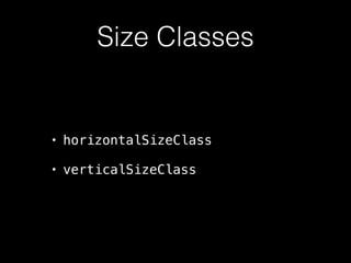 Size Classes