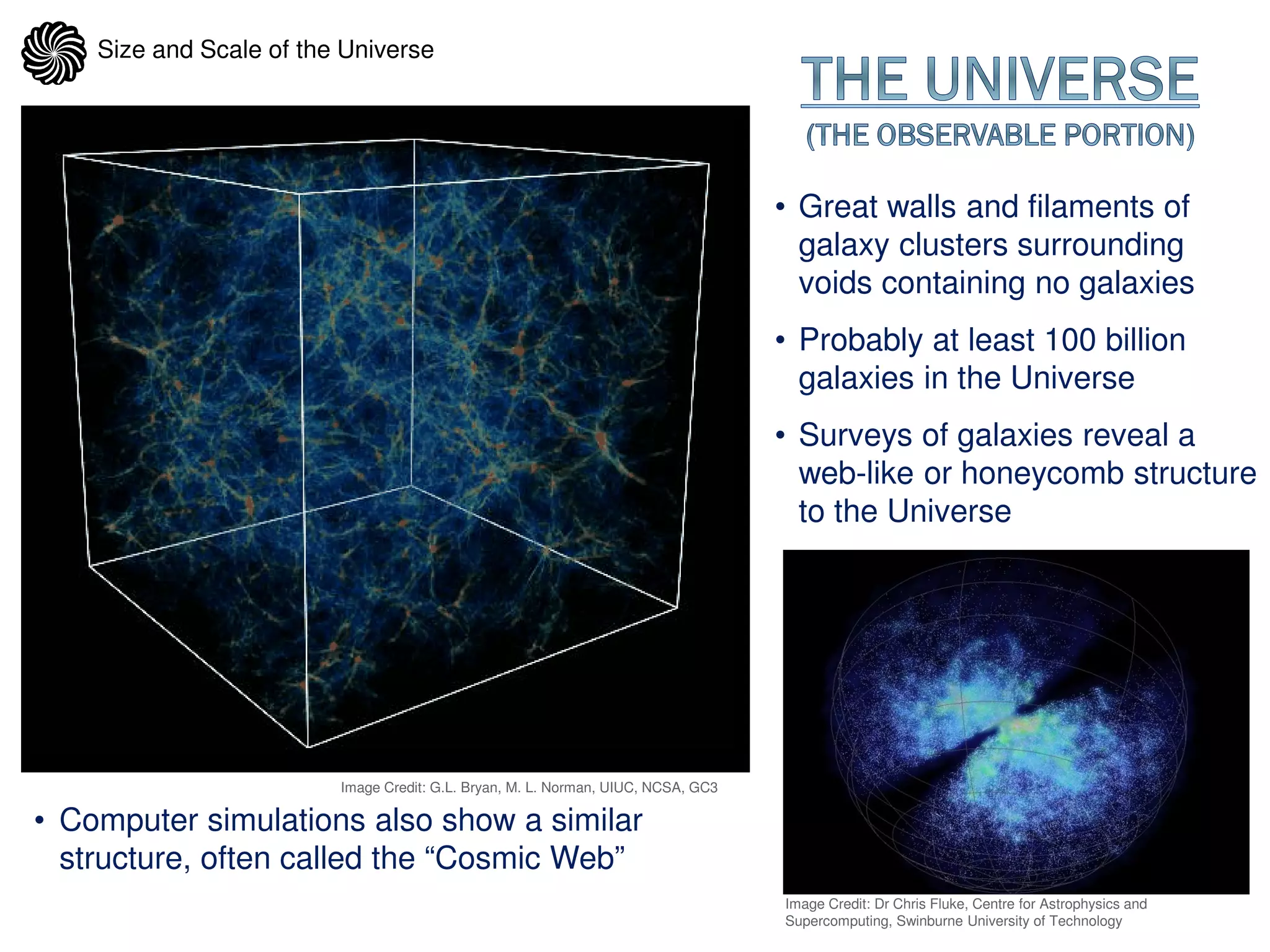 Size and Scale of the Universe | PDF