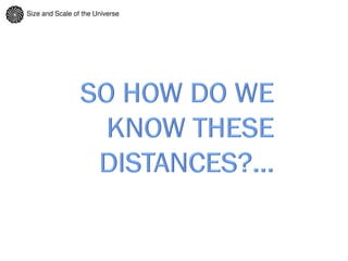 Size and Scale of the Universe | PDF