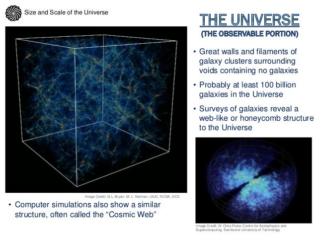 Size and Scale of the Universe