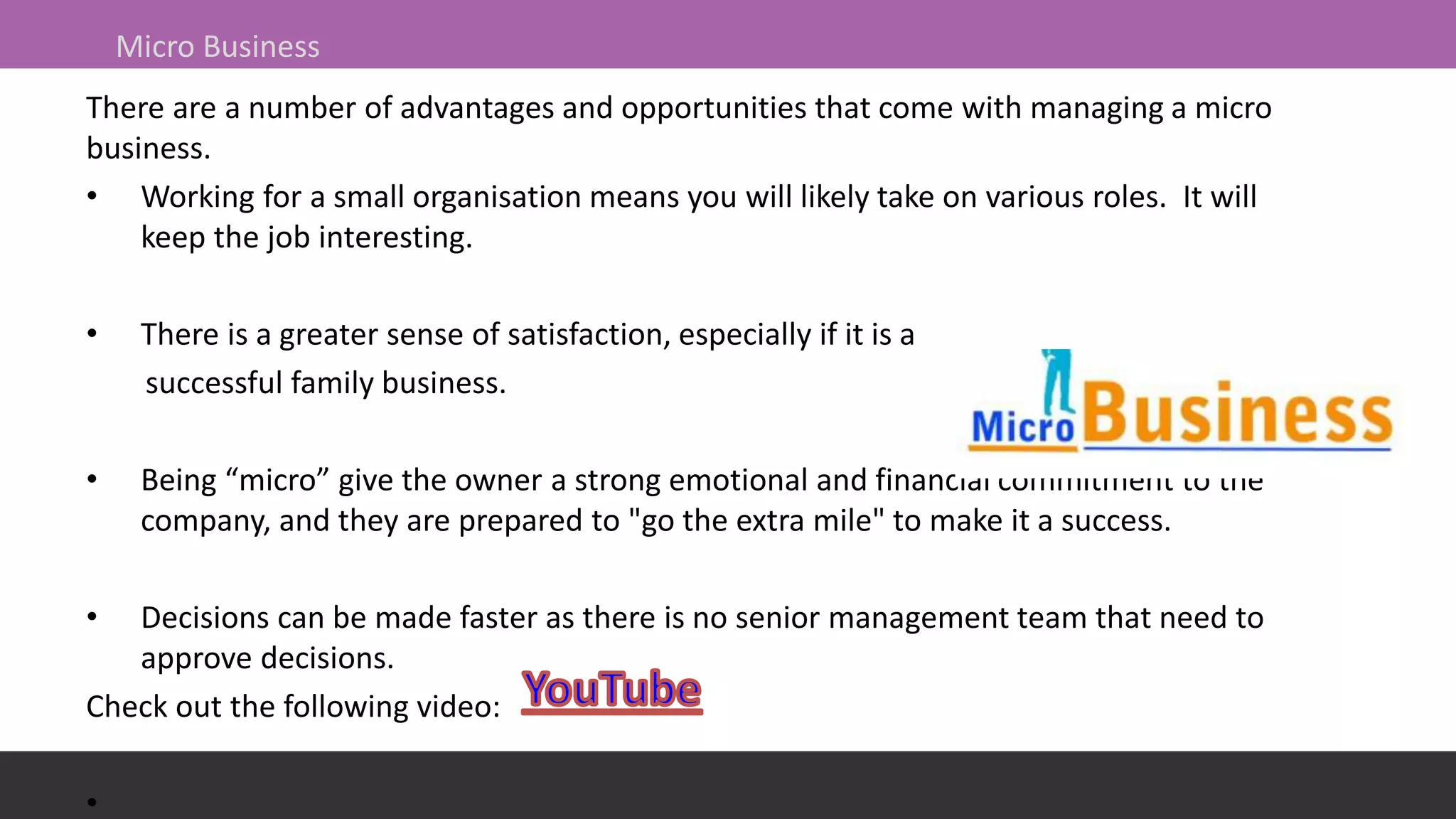 Size and types of business | PPTX