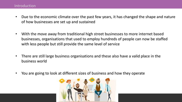 Size and types of business | PPTX