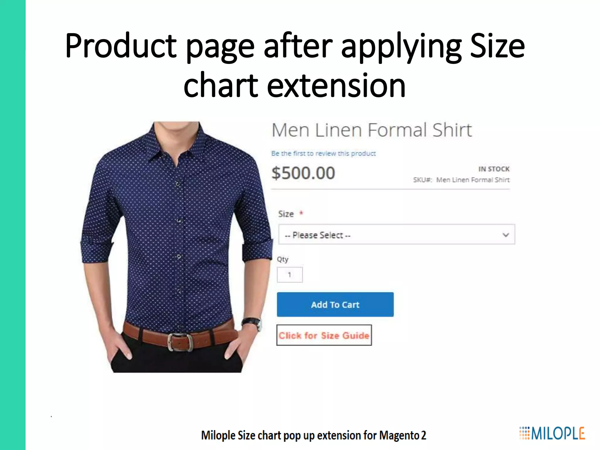 Magneto2 Size chart popup extension: User Guide | PPT