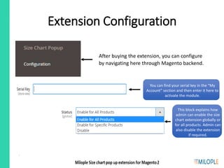 Magneto2 Size chart popup extension: User Guide | PPT