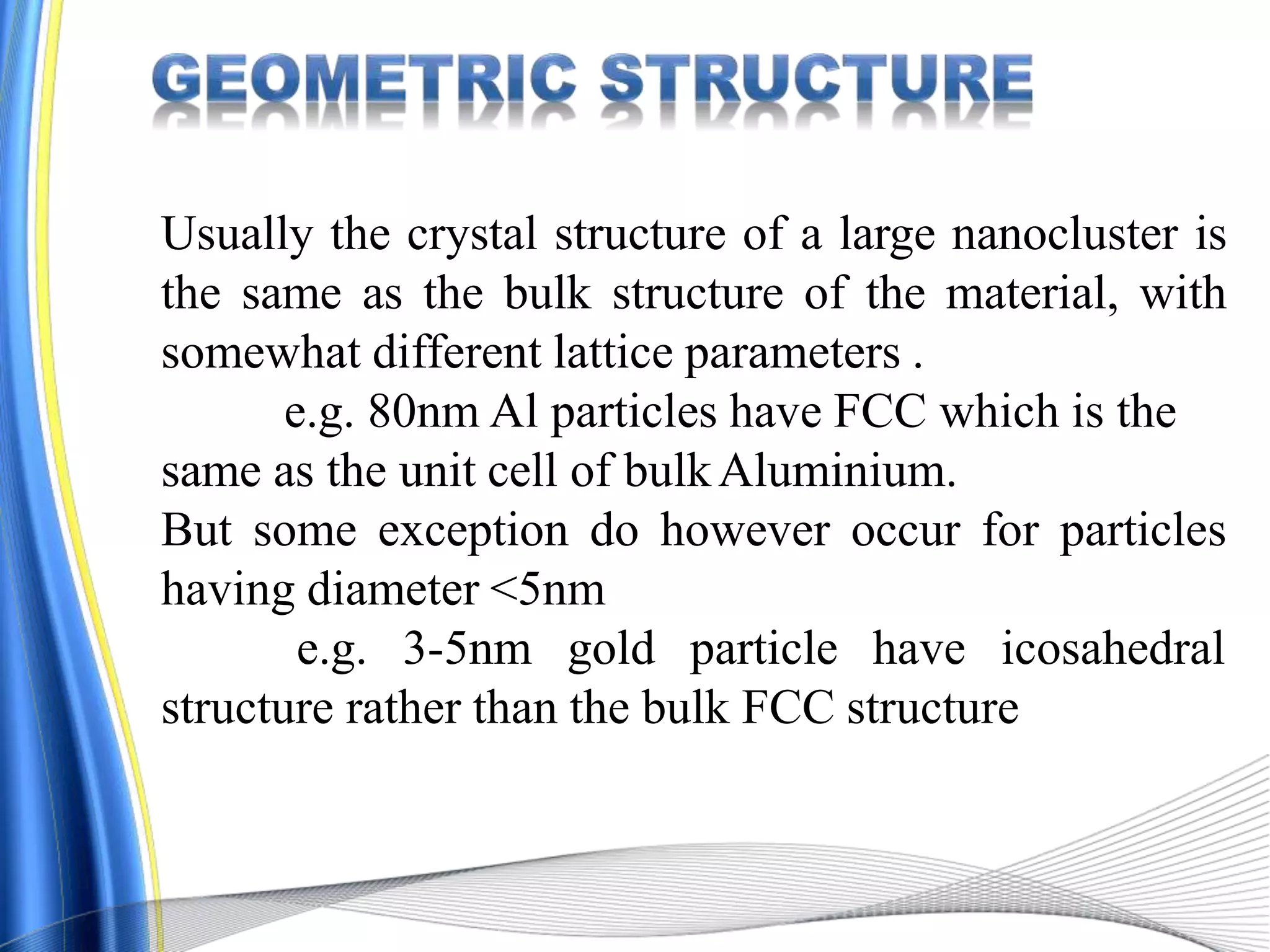 Size effect of nanomaterials | PPTX
