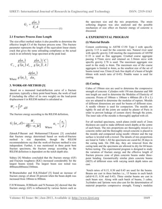 Size effect of plain concrete beams–an experimental | PDF