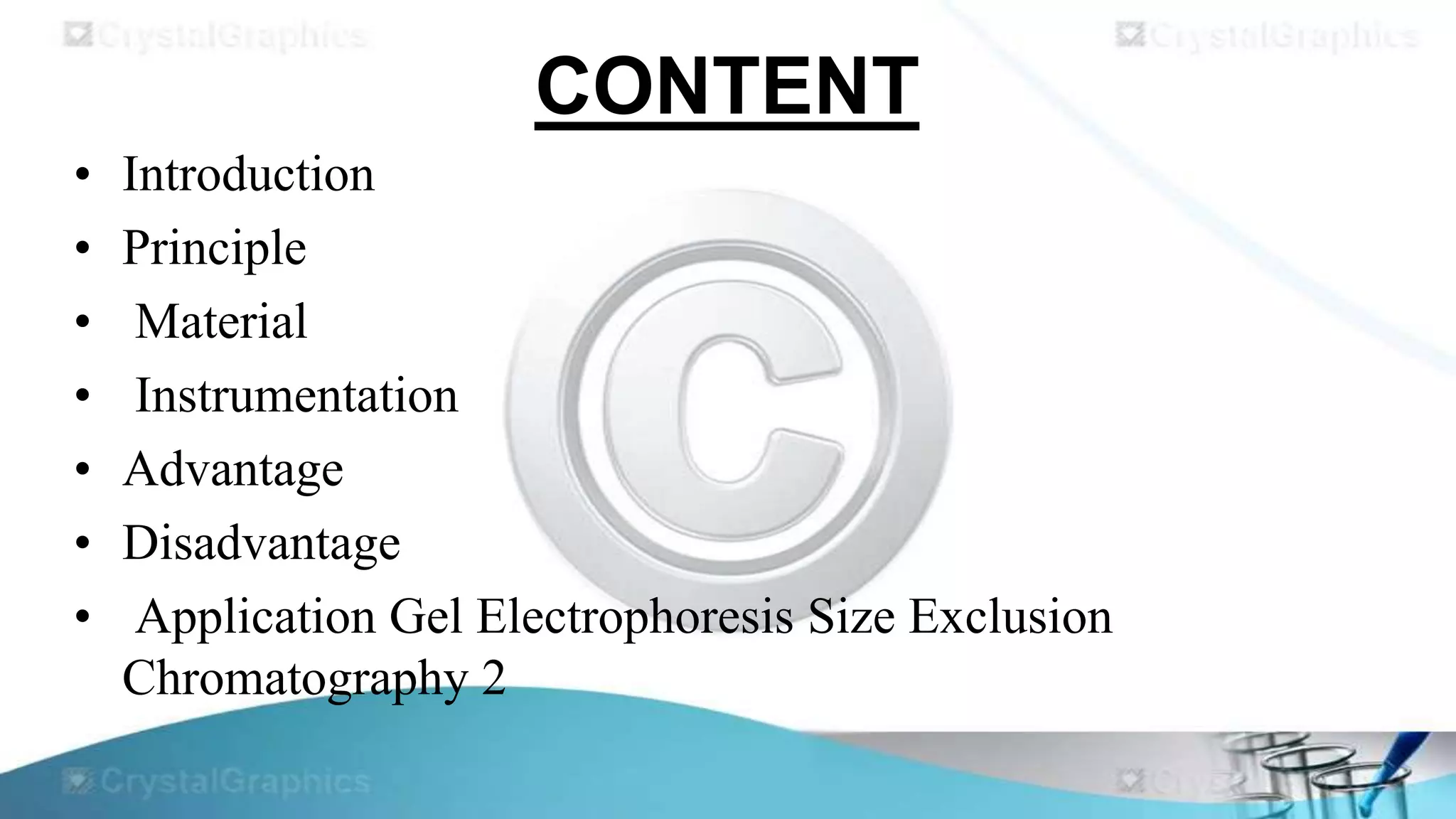 Size exclusion chromatography | PPTX