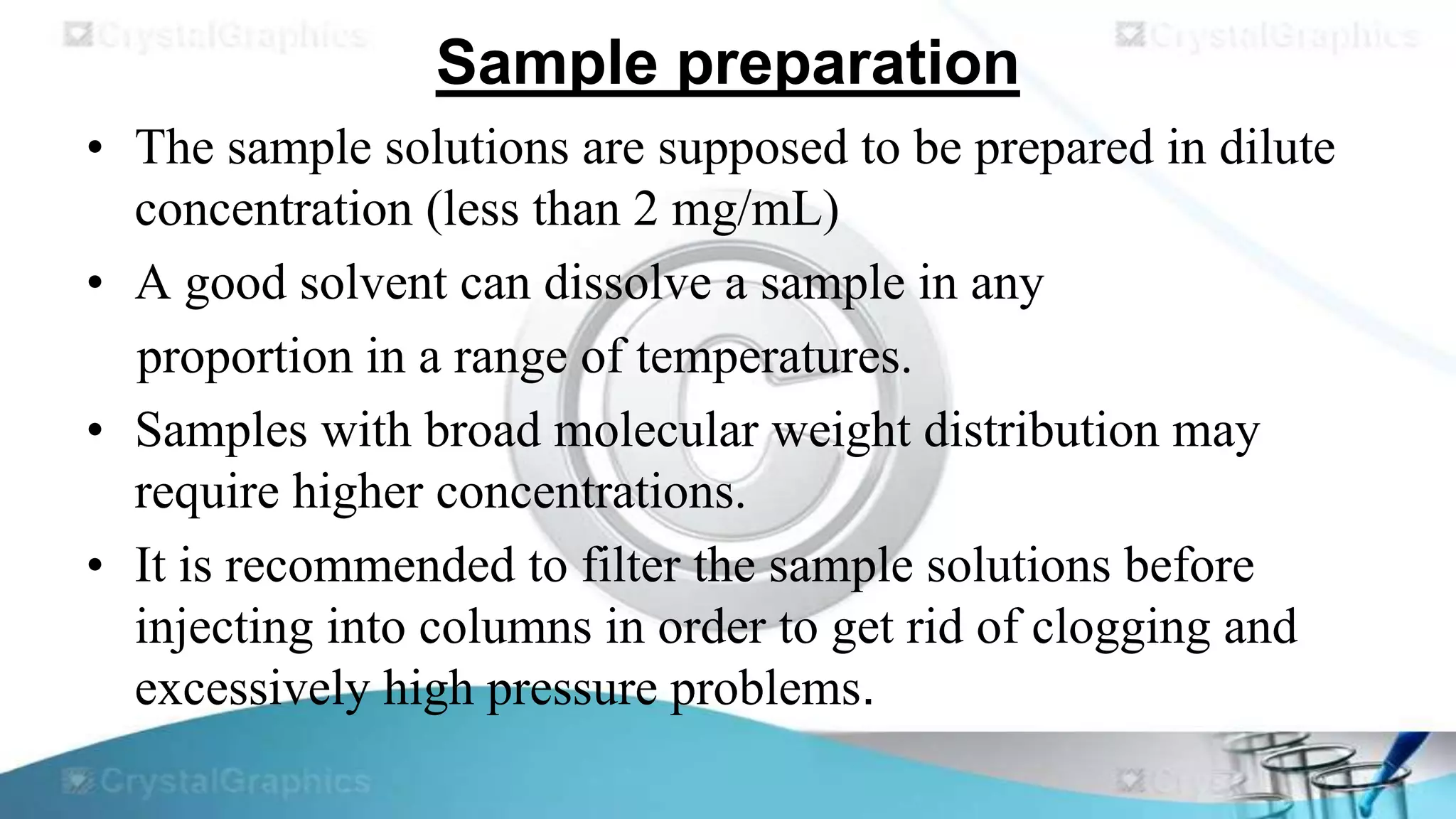 Size exclusion chromatography | PPTX