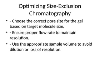 Size_Exclusion_Chromatography_Presentation.pptx | Chemistry | Science