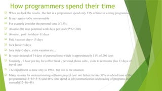 Some Size factors in software engineering | PPTX