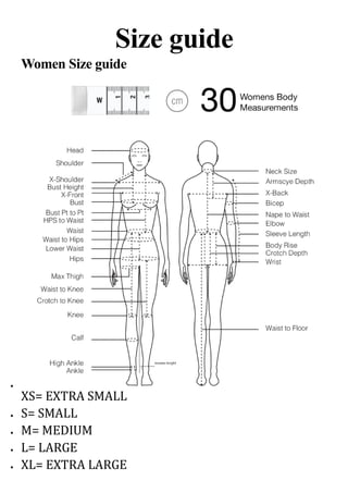 Size guide | PDF