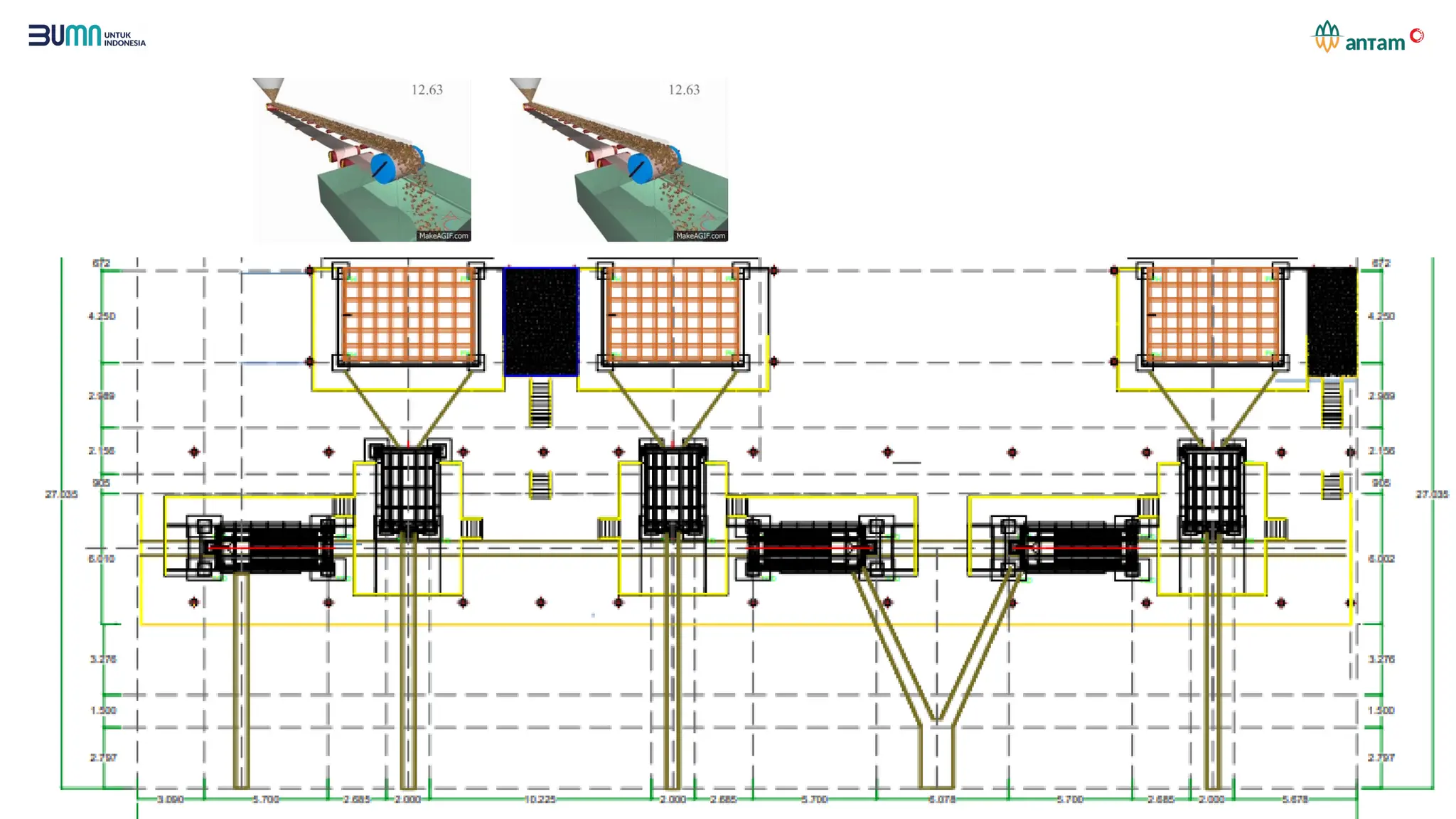 SIZER CRUSHER digunakan pada bagian primary mesin jaw crusher karena ...