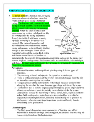 Size reduction_Pharmaceutical engineering | DOCX