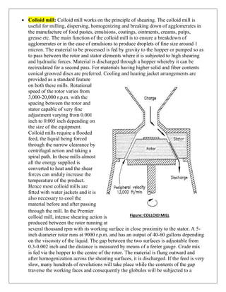 Size reduction_Pharmaceutical engineering | DOCX