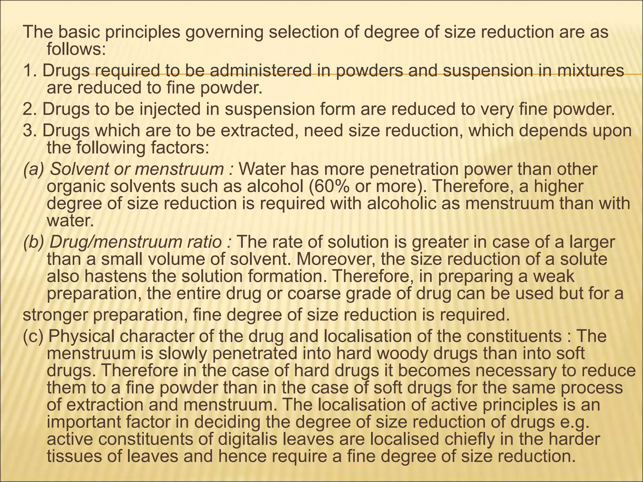 Size reduction | PPT