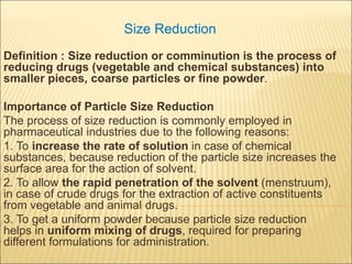 Size reduction | PPT