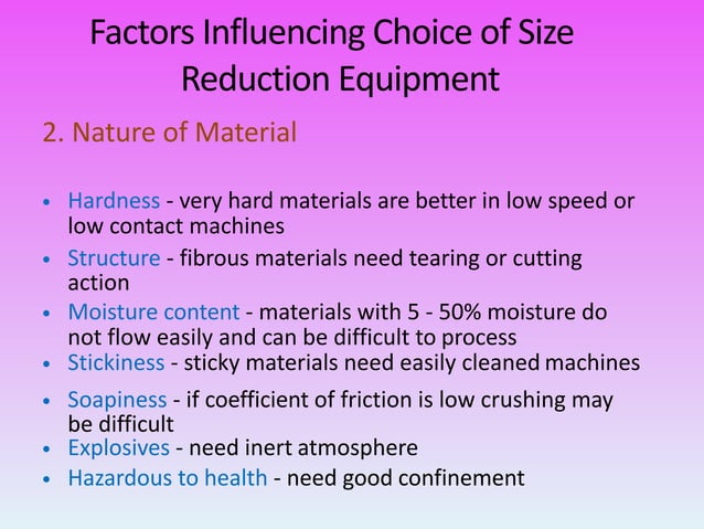 Pharmaceutical Engineering: Size reduction | PDF | Chemistry | Science