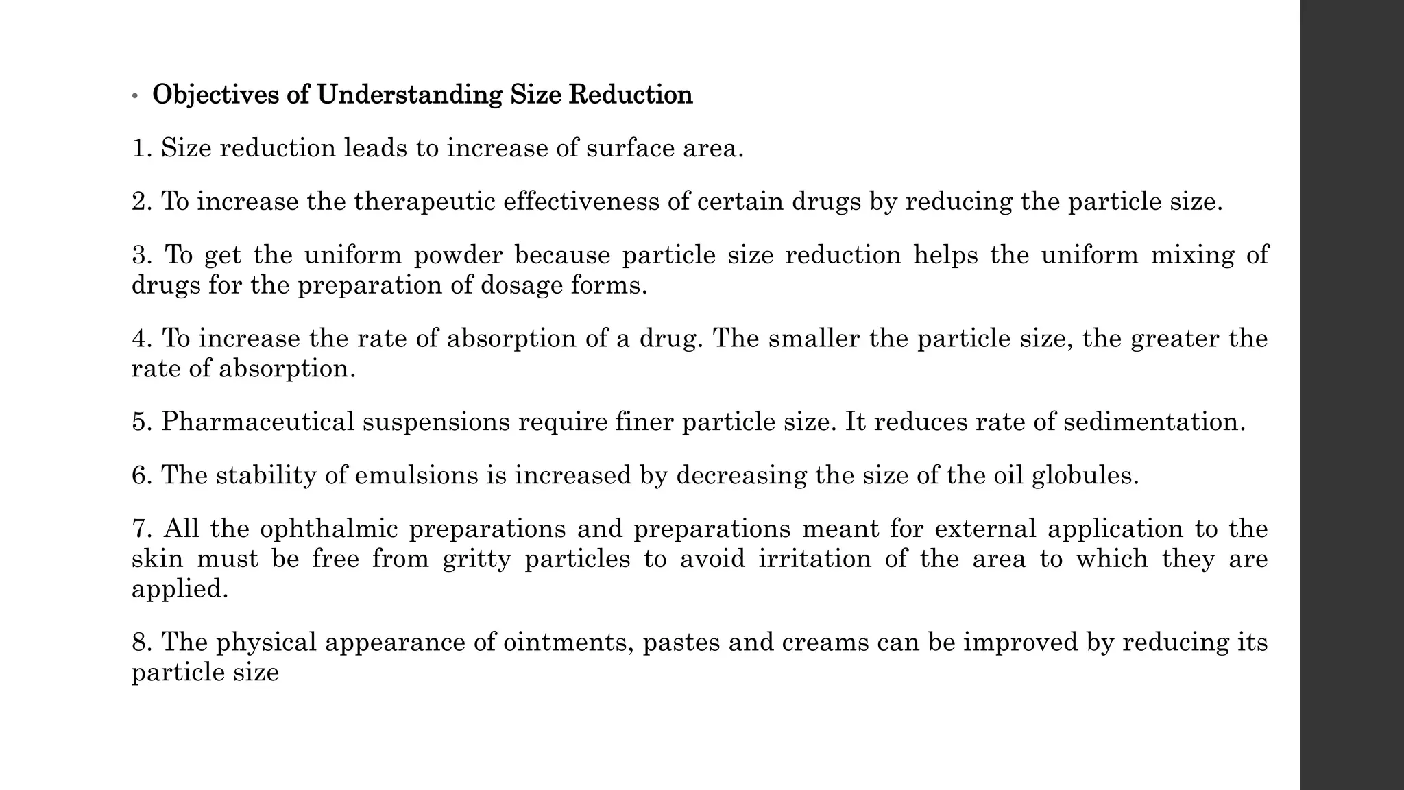 Particle Size reduction | PPTX