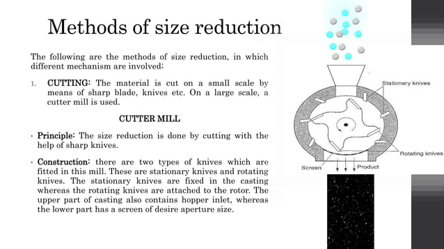 Particle Size reduction | PPTX | Physics | Science