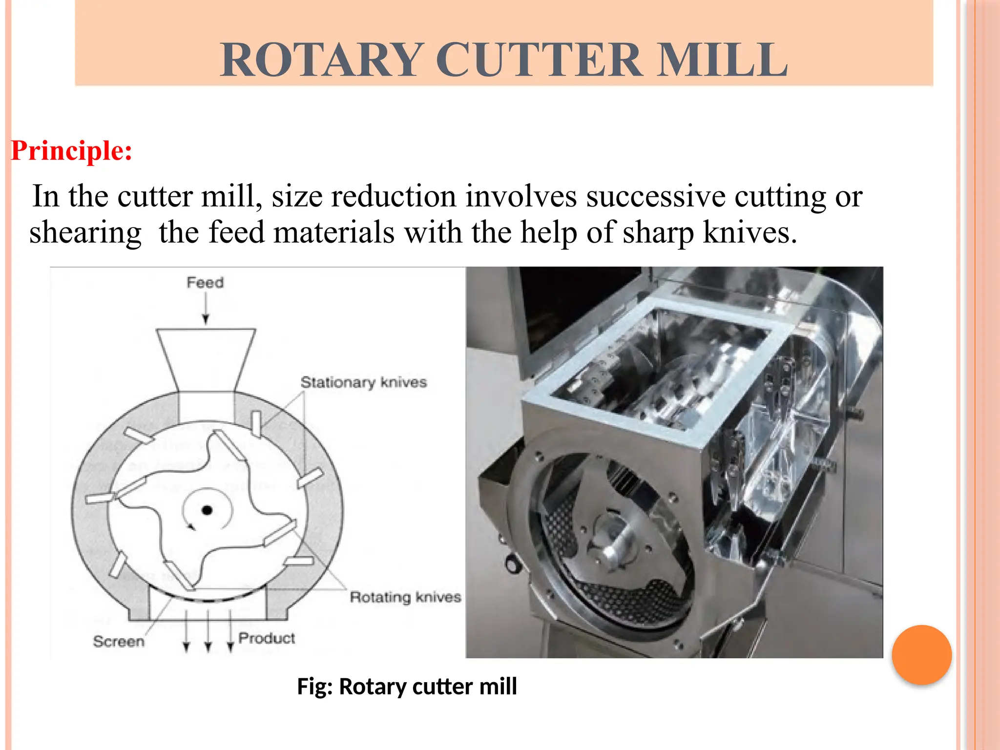 PHARMACEUTICAL ENGINEEERING UNIT I - II Size reduction.pptx
