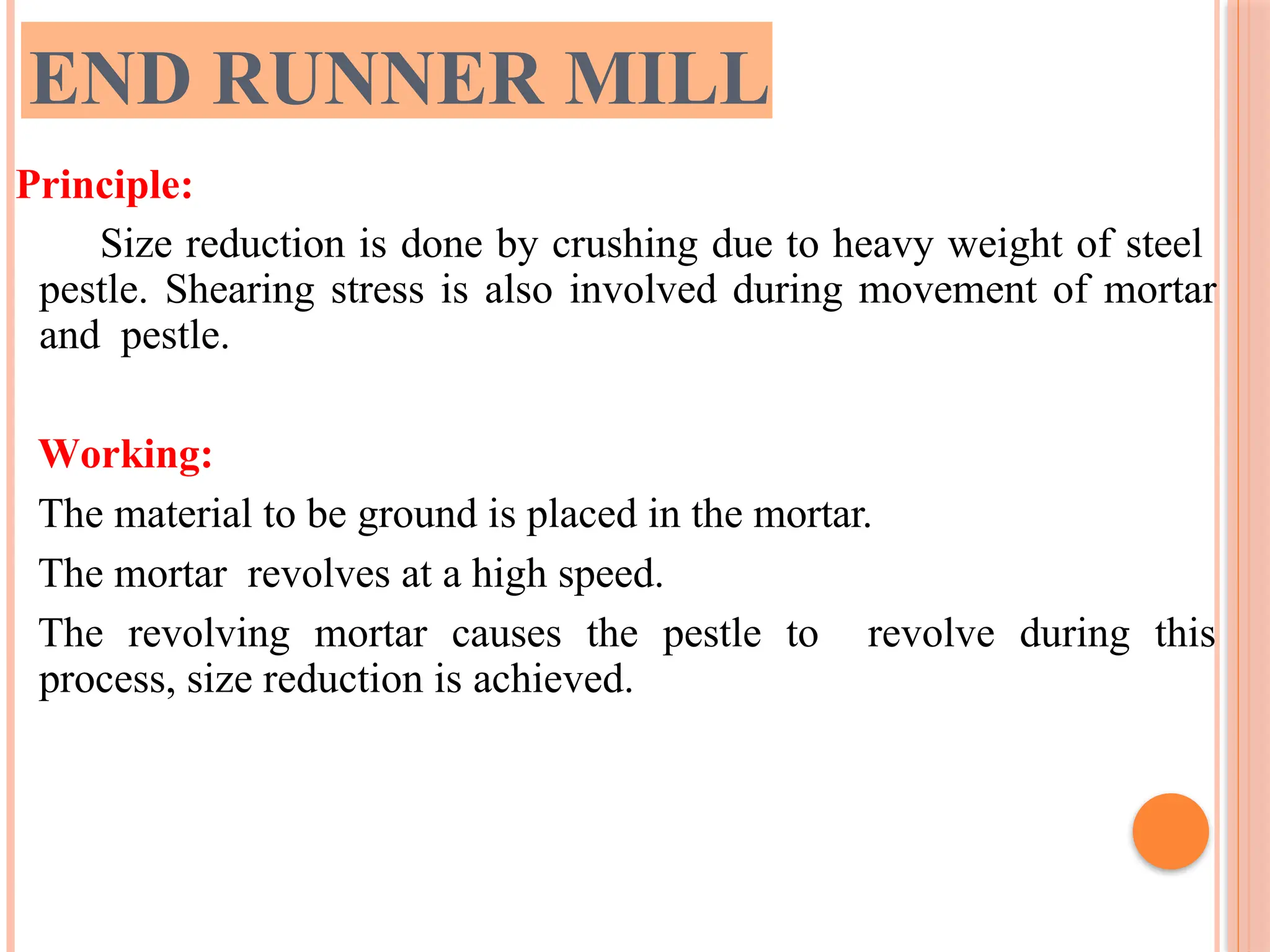 PHARMACEUTICAL ENGINEEERING UNIT I - II Size reduction.pptx