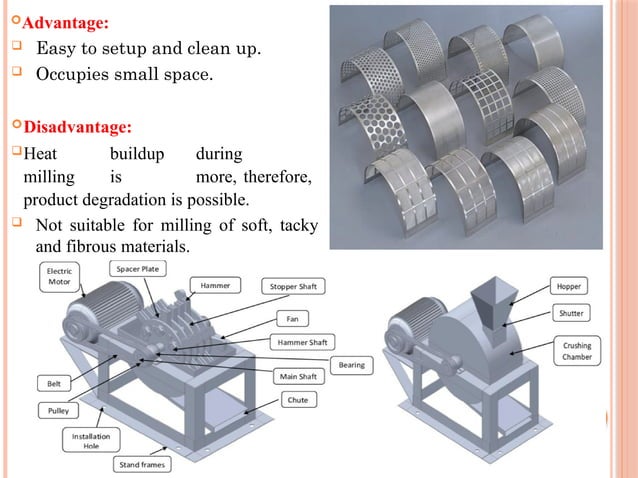 PHARMACEUTICAL ENGINEEERING UNIT I - II Size reduction.pptx